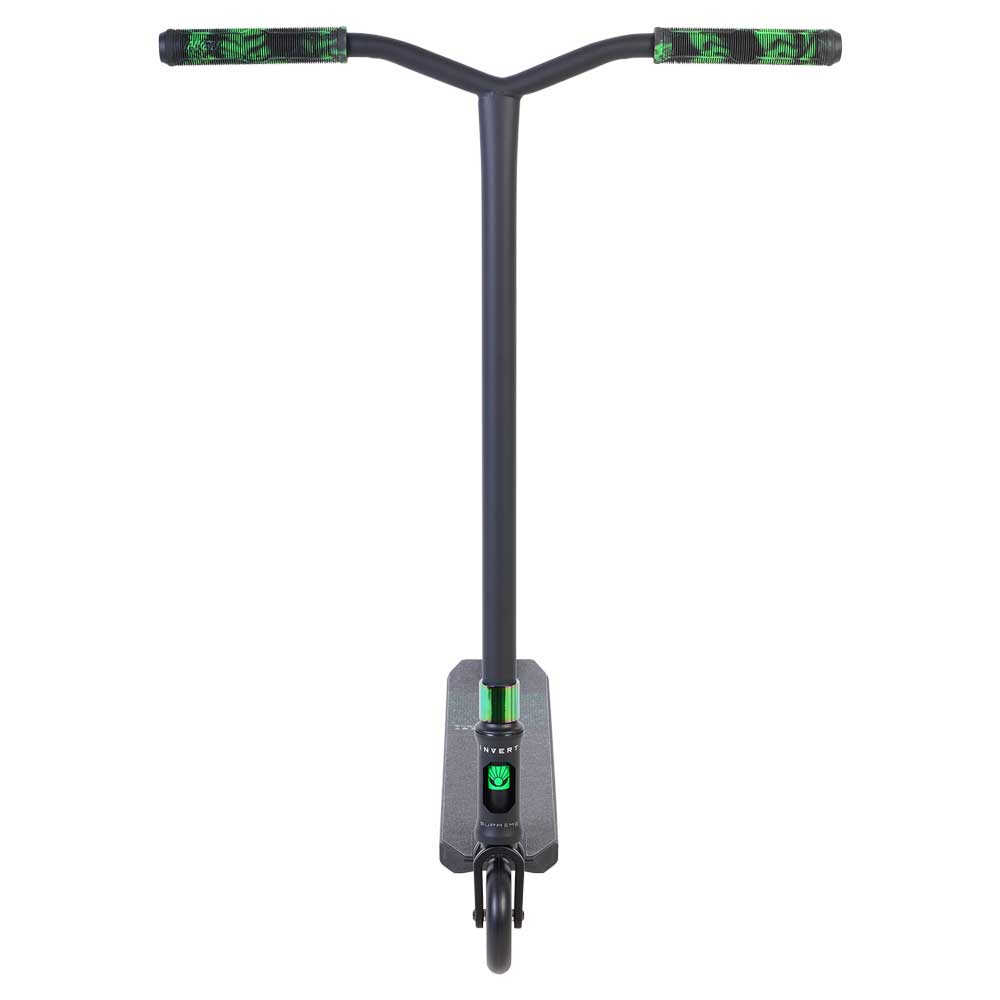 SCOOTER INVERT SUPREME 3-10-14 BLACK/NEO GREEN - Frost Bikes